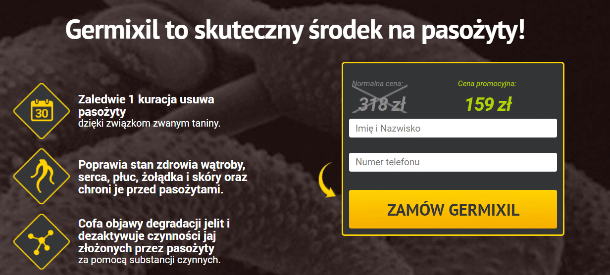 Germixil : Tabletki na pasożyty-Opinie-cena-skład -Apteka -gdzie kupić