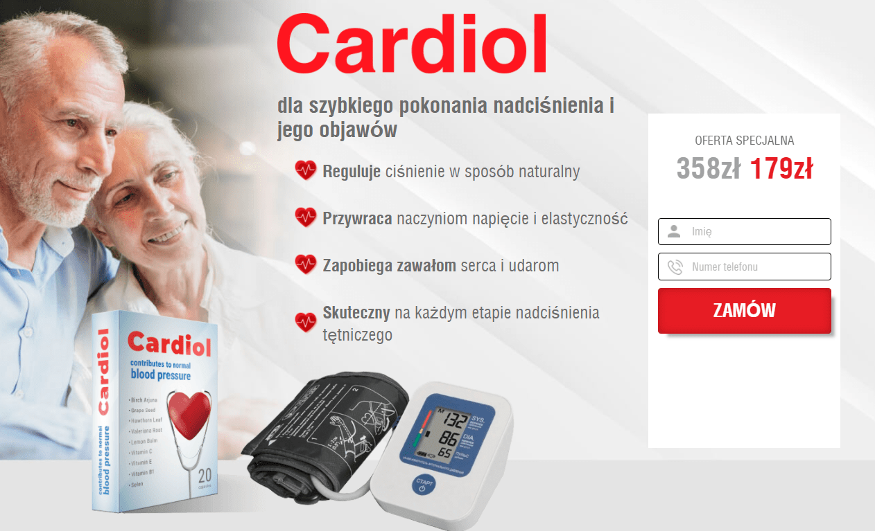 Cardiol:Tabletki, Opinie, Cena, Korzyści, Składniki , Pracuje , Gdzie ...