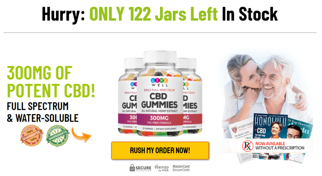 Live Well CBD Gummies, Reviews, price, Amazon, side effects, stock