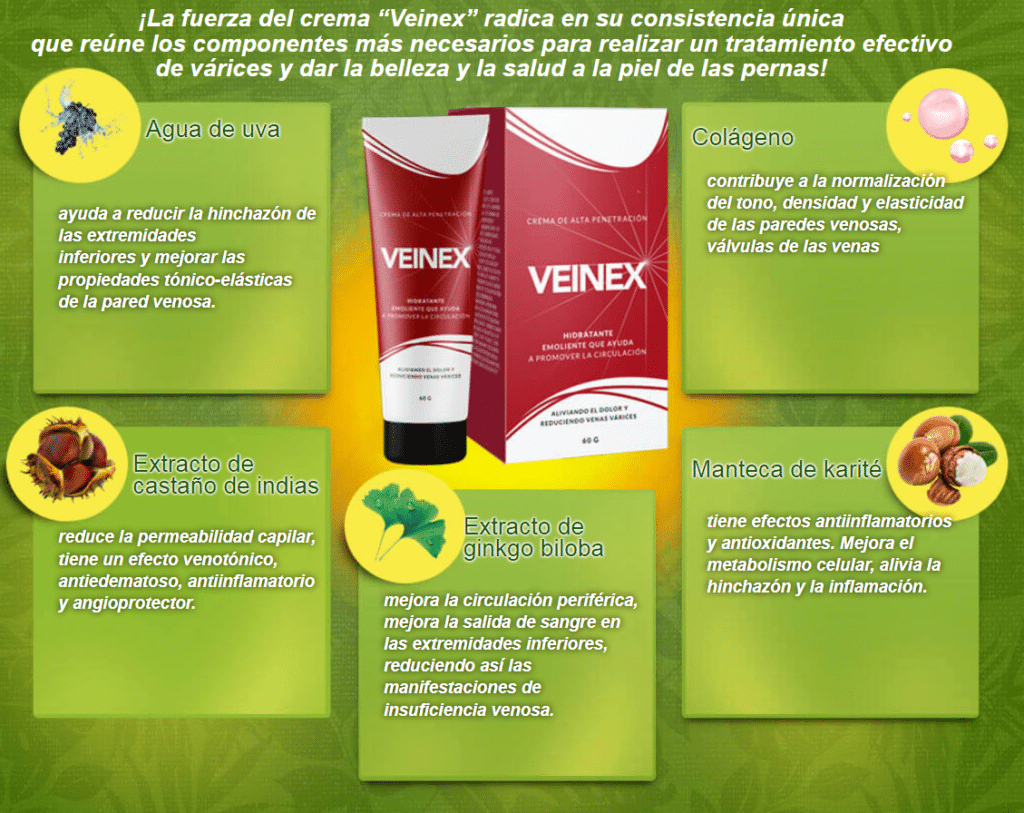 Veinex : crema, Reseñas, Precio, Beneficios, original, obras, Comprar