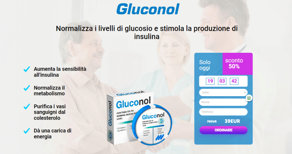 Gluconol : Capsula, Recensioni, Prezzo, Benefici, Originale, Acquista