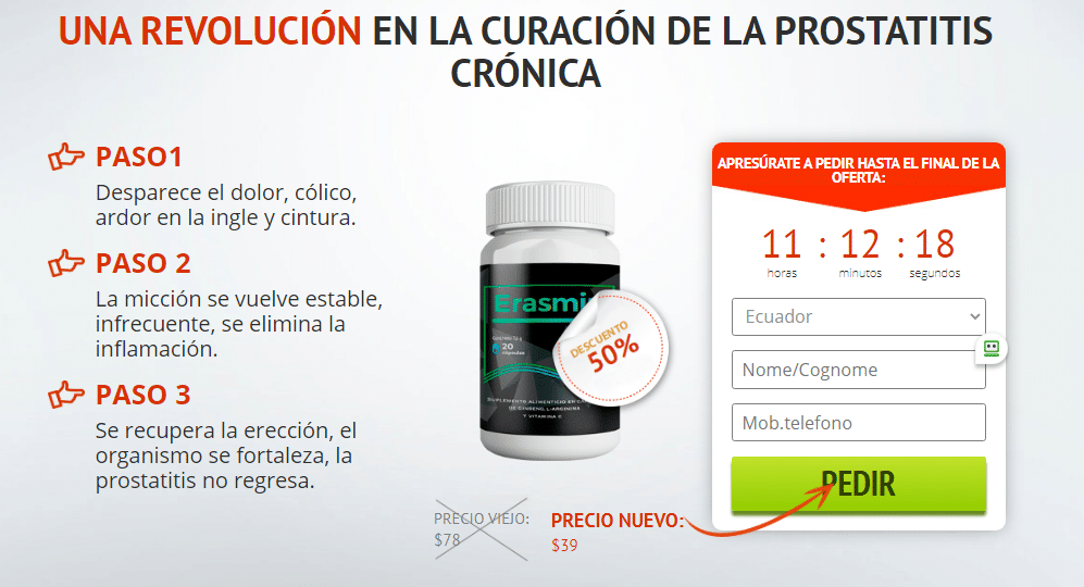 Erasmin : original, cápsula, reseñas, Precio, Ingredientes, Beneficios!