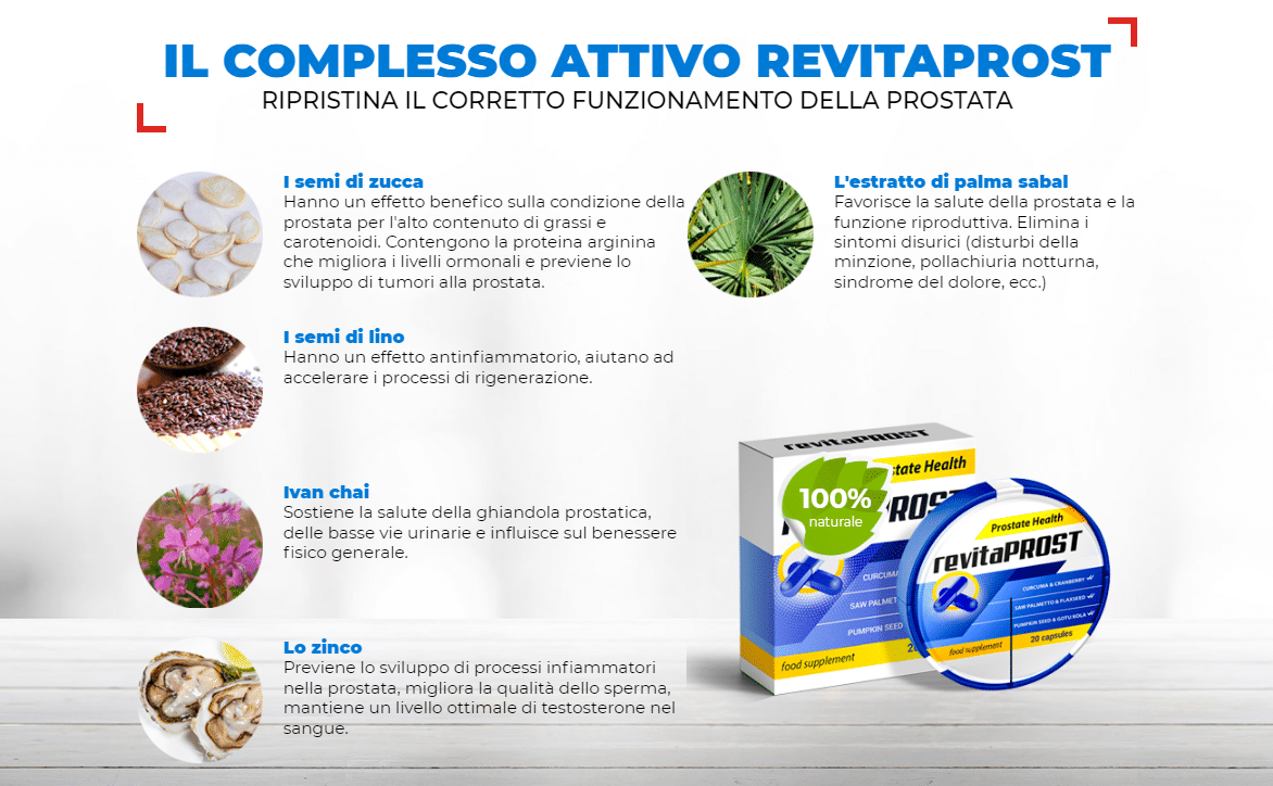 Revitaprost: Capsula, Recensioni, Prezzo, Benefici, Ingredienti ...