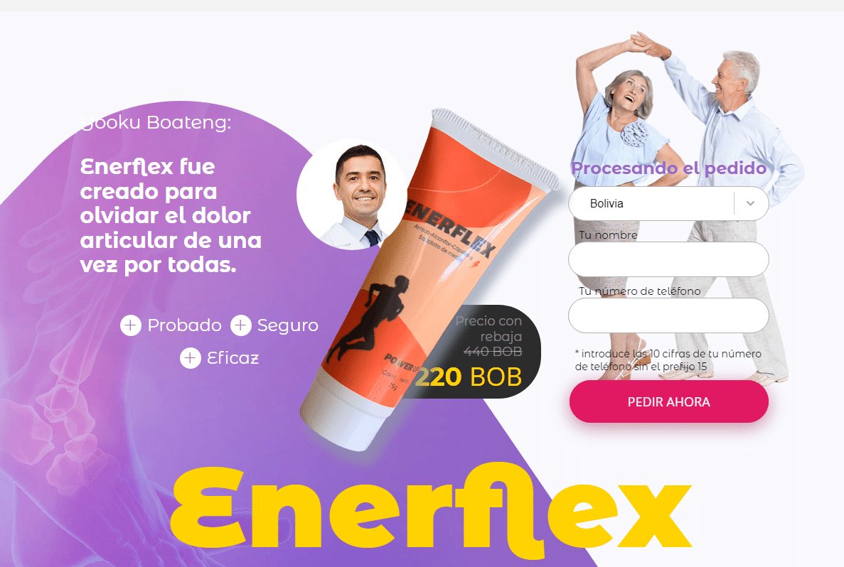 Enerflex : Crema, Reseñas, Precio, Funciona, Beneficios, Comprar