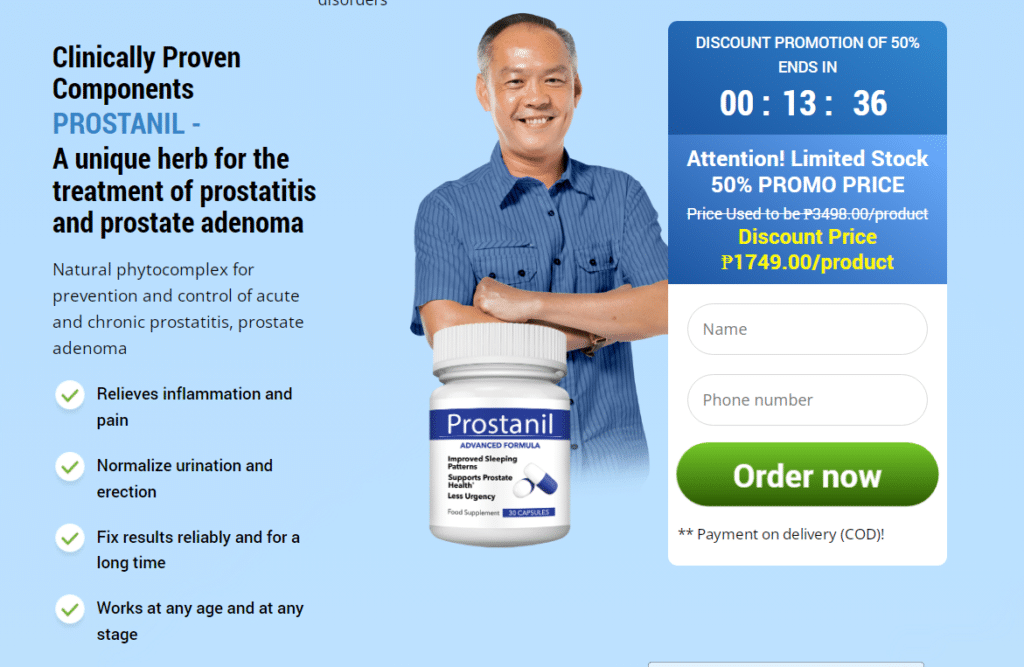 Prostanil : Kapsula, Review, Works, Presyo, Capsule, Benepisyo, Bilhin