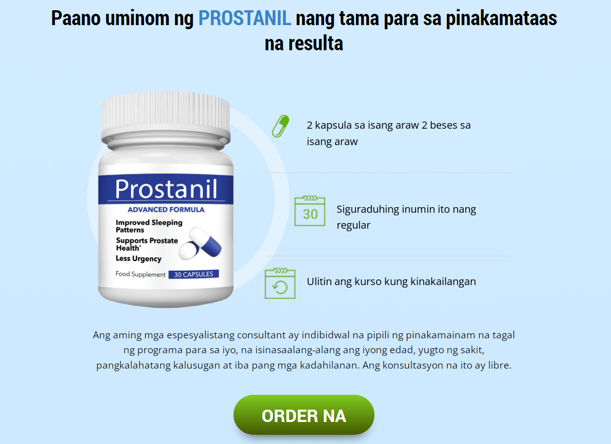 Prostanil : Kapsula, Review, Works, Presyo, Capsule, Benepisyo, Bilhin