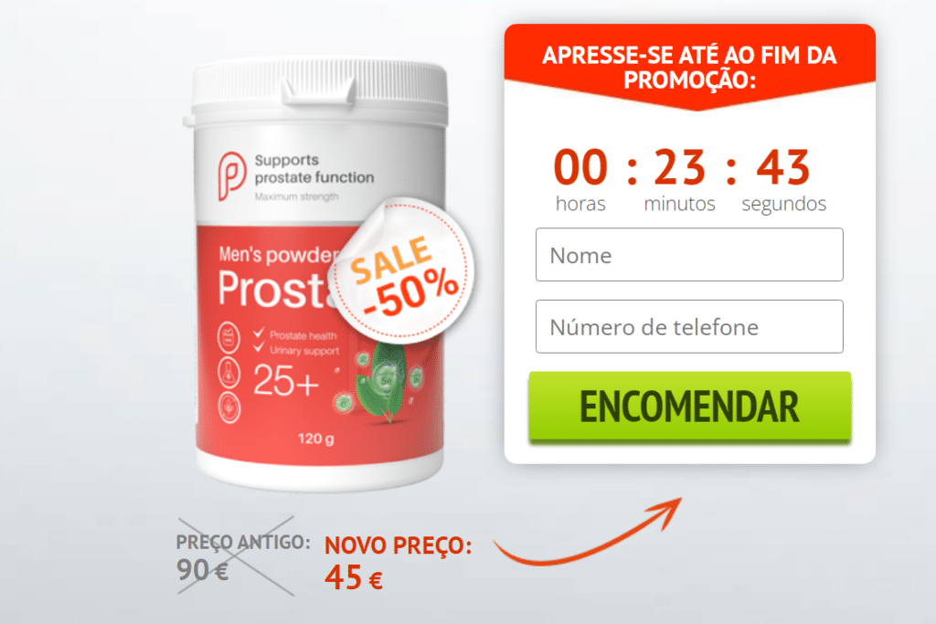 Prostanol: PÃ³, AvaliaÃ§Ãµes, PreÃ§o, Funciona, Ingredientes, Comprar
