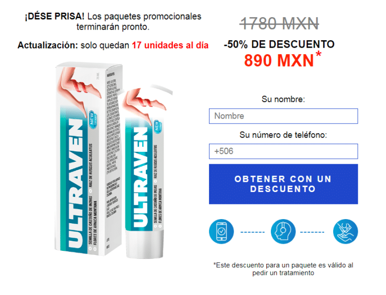 Ultraven: Crema, ReseÃ±as, Precio, Ingredientes, Obras, Comprar