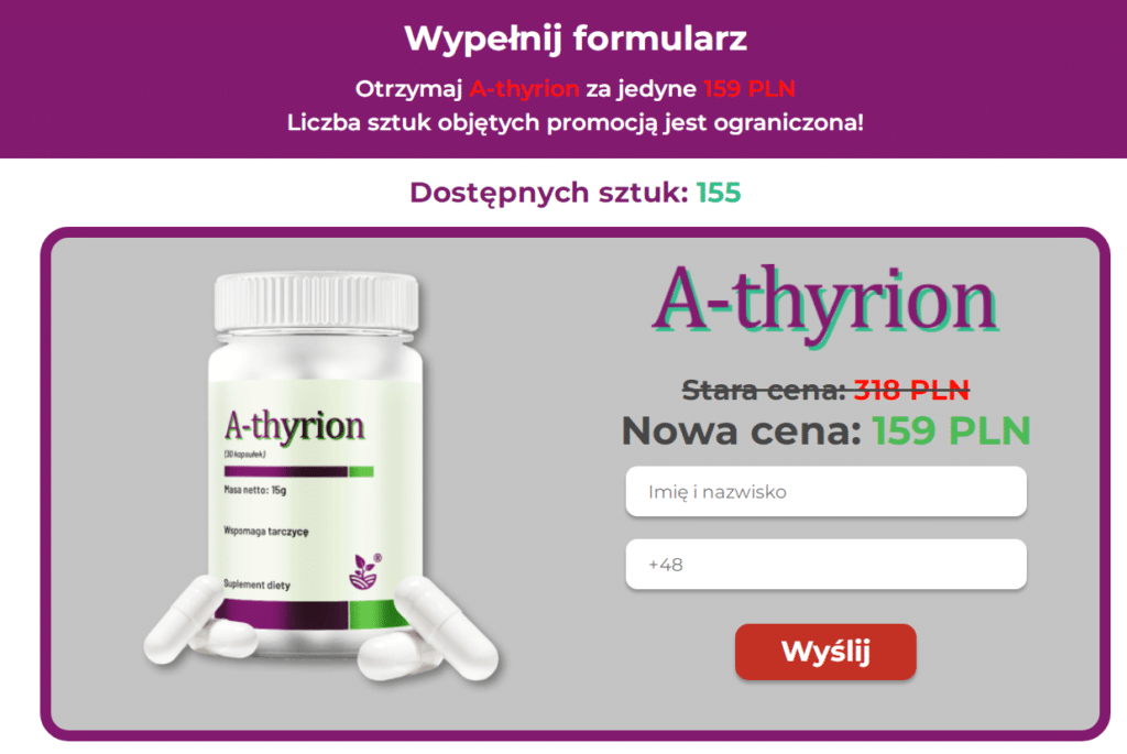 A-thyrion : Kapsułka odchudzająca Bezpieczna I Skuteczna -Opinie-Poland